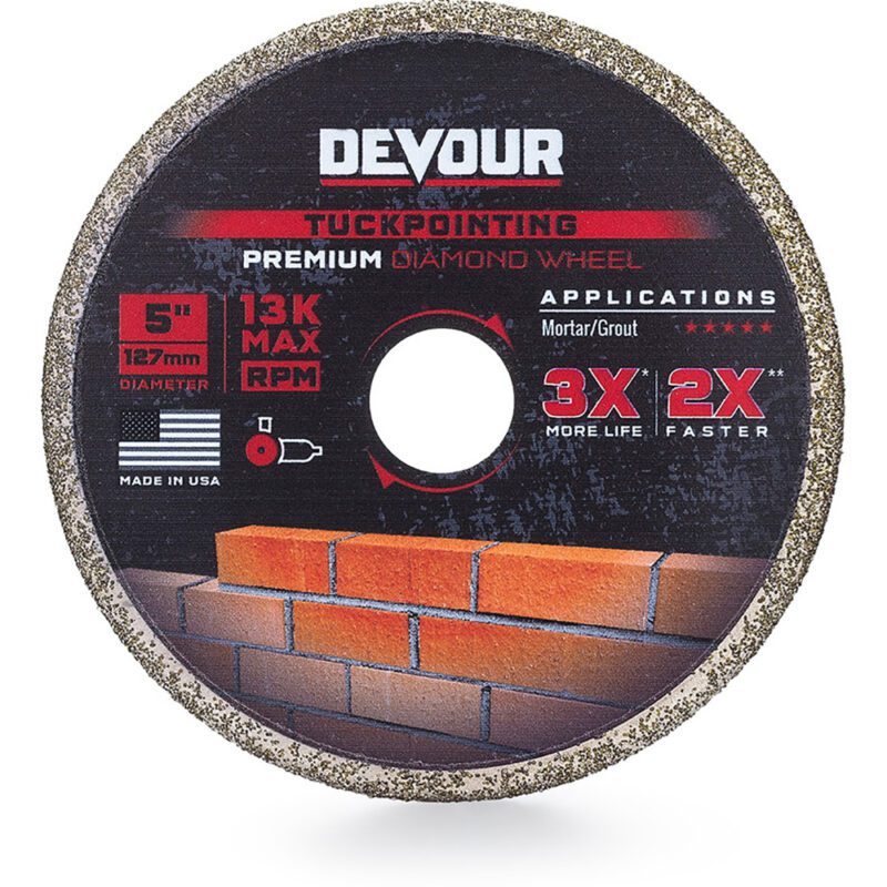 Diamond Saw Blades & Tuckpointing Drill Bits | Devour™