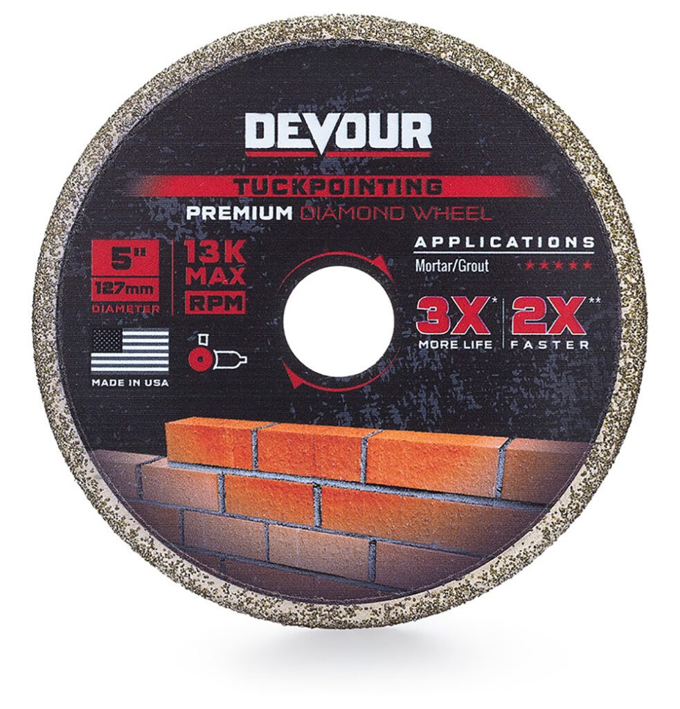 5.0" PREMIUM Tuckpointing Diamond Blades - Devour™ Blades and Bits