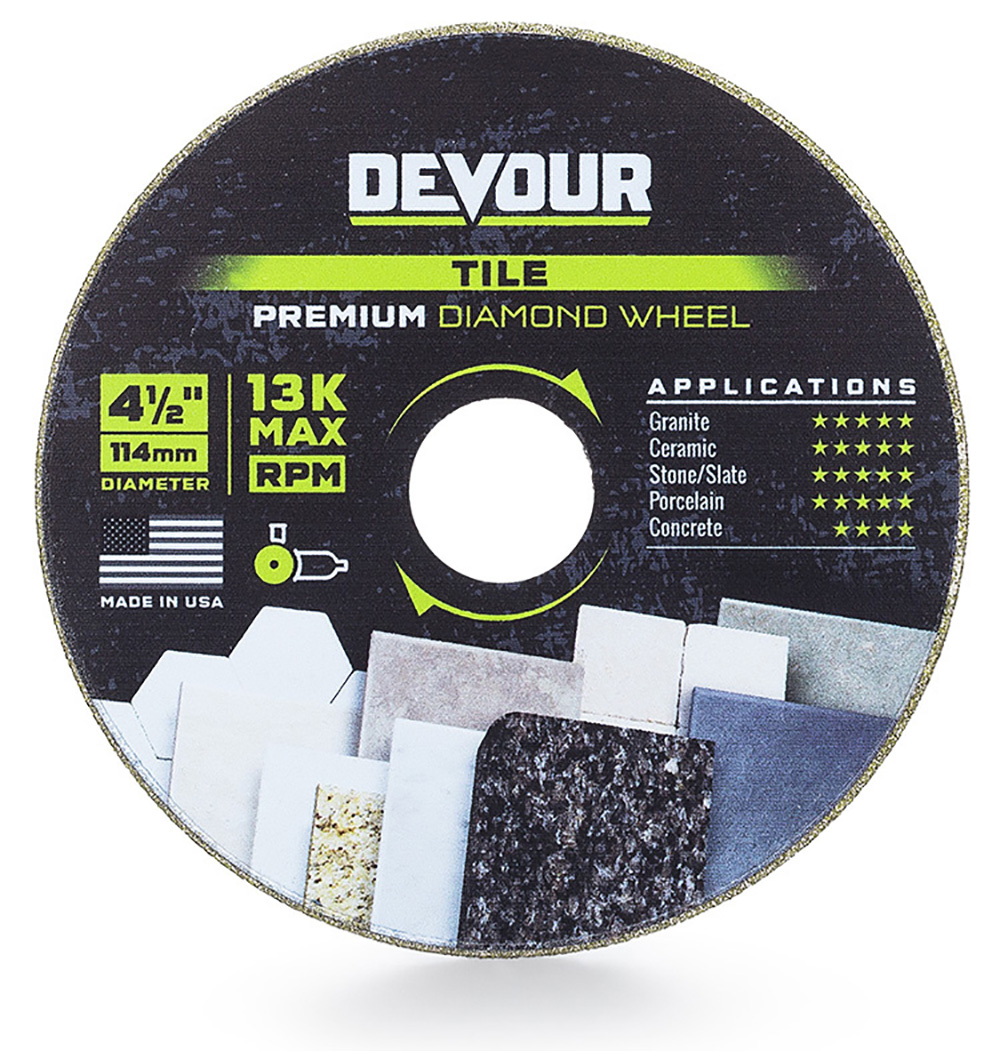 4.5" PREMIUM Tile Continuous Rim Diamond Blades - Devour™ Blades and Bits