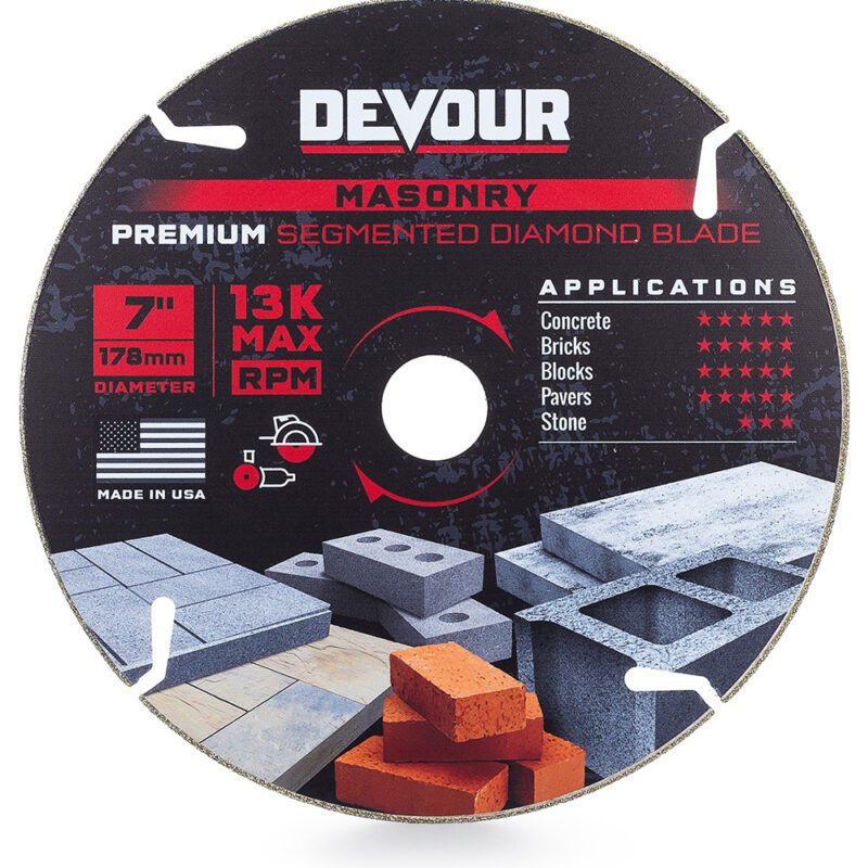 Diamond Saw Blades & Tuckpointing Drill Bits | Devour™