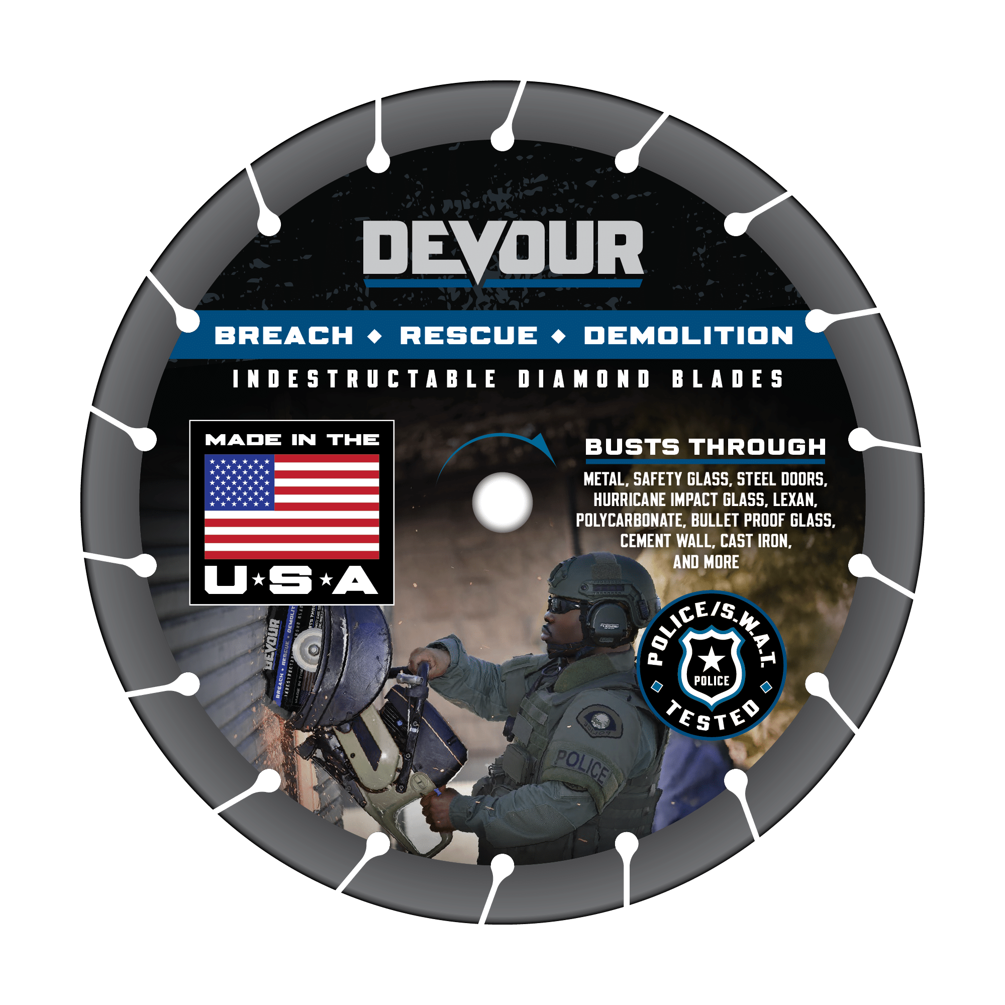 SWAT Diamond Blade - Devour™ Blades and Bits